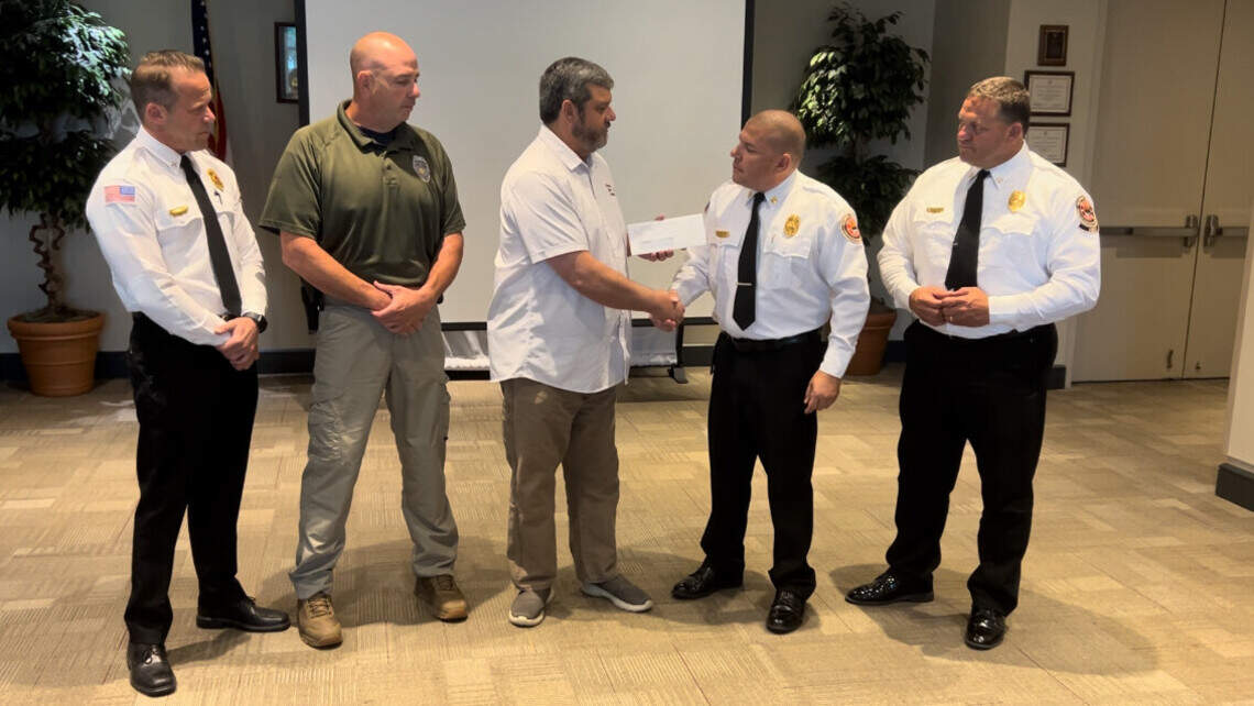 Georgia Arson Control presents checks in Columbus arson case | Columbus ...