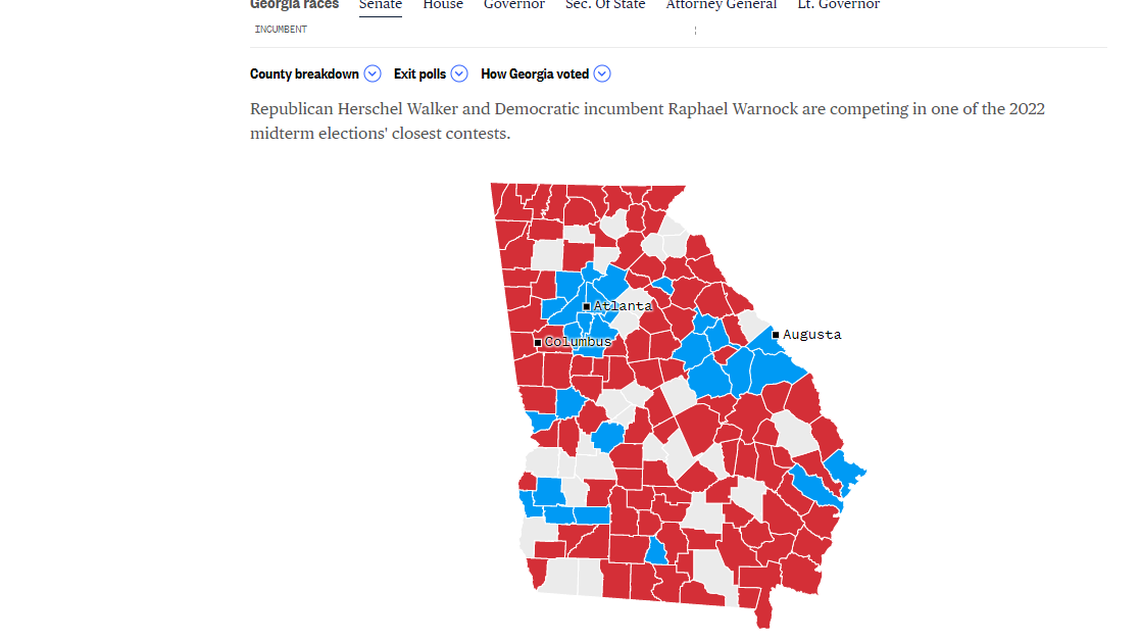 NBC labels Columbus GA wrong on voting map in midterm election ...